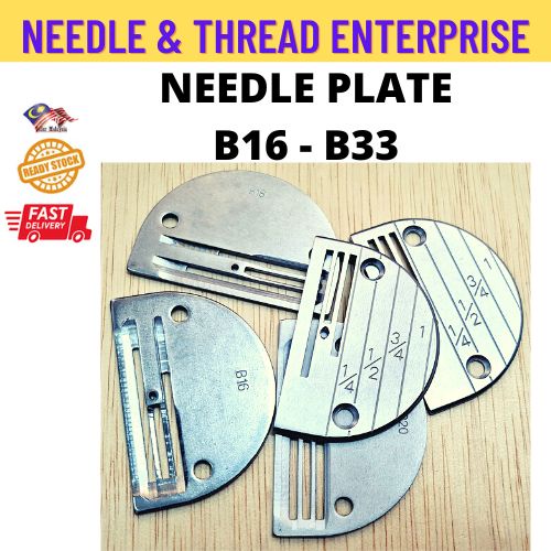 NEEDLE PLATE B16 - B33 UNTUK MESIN JAHIT INDUSTRI/PLATE JARUM B16 - B33 ...