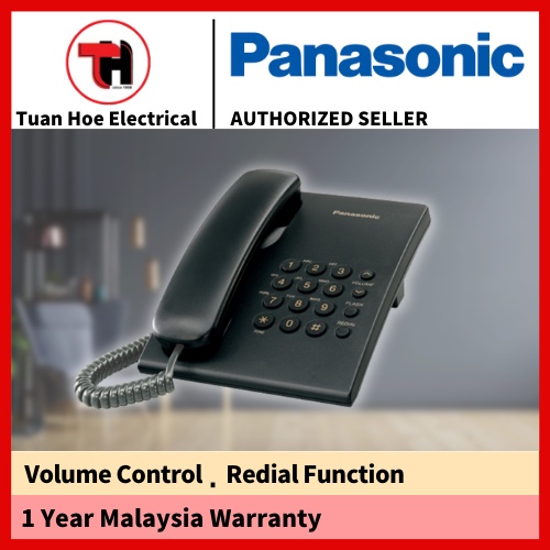 PANASONIC KX-TS500ML Single Line Corded Phone Landline Phone House Phone Office Phone Telefon ...