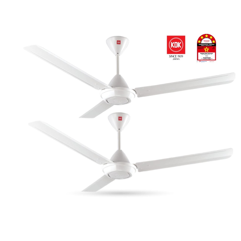 2 units KDK K15V0 Ceiling Fan 60" with Regulator | Shopee Malaysia