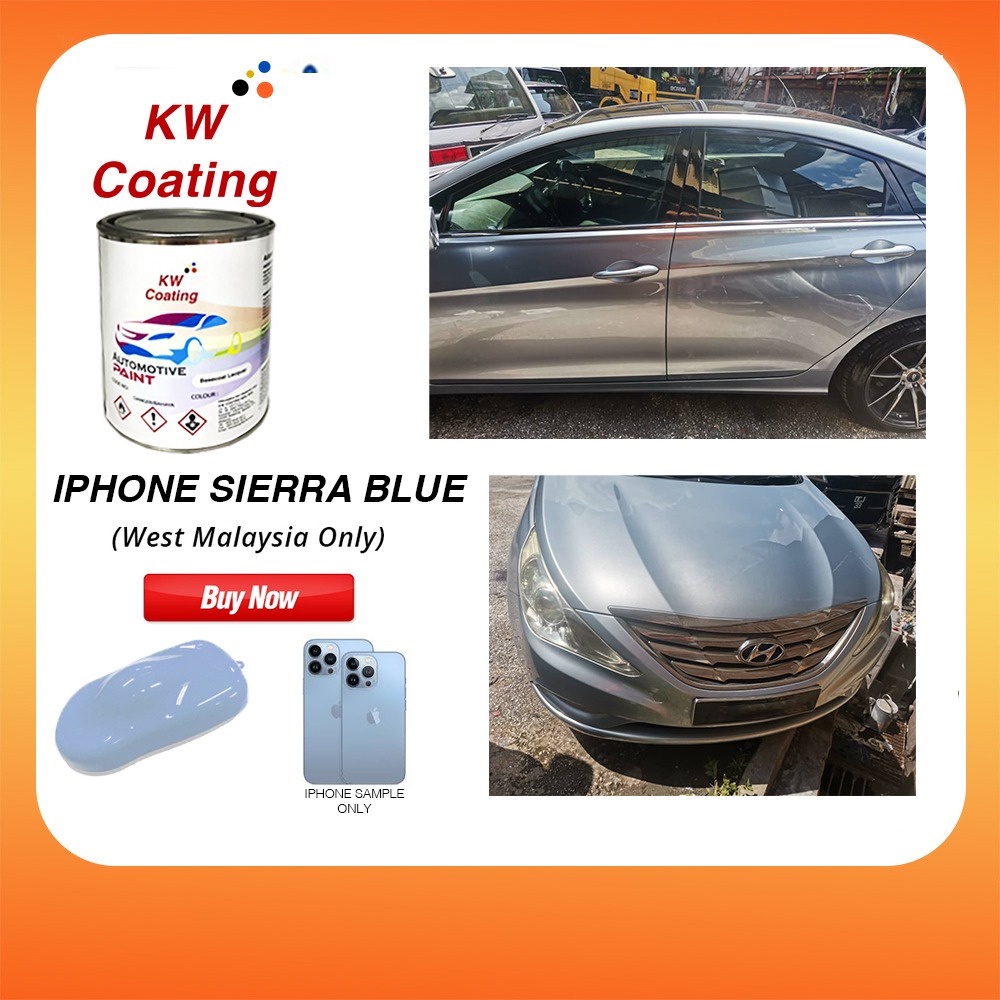KW 2k Paint Blue Metallic Cat Kereta Biru Metallic Cat Kereta 2k Biru 2k Car Paint Blue Metallic ...