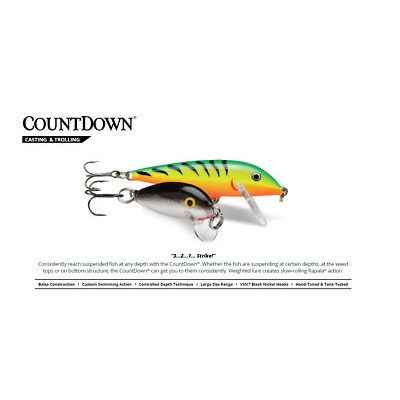 [FISHING LURE] #RAPALA COUNTDOWN CD07 JAPAN SPECIAL (CASTING & TROLLING) ** FRESH WATER ...
