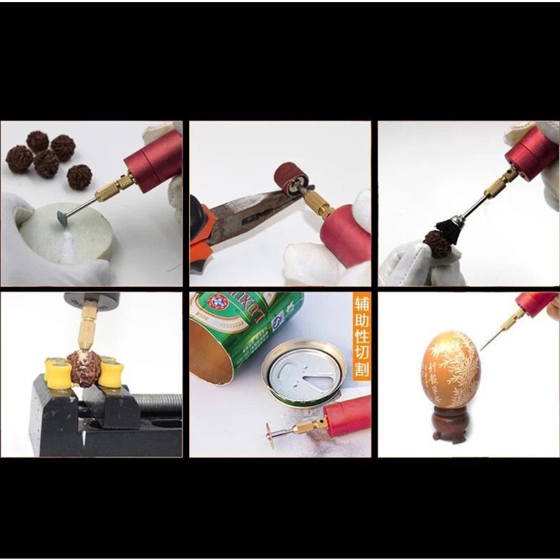 Seas Electric Hand Drill Set for Resin Casting Mold L Pin Vise Hand ...