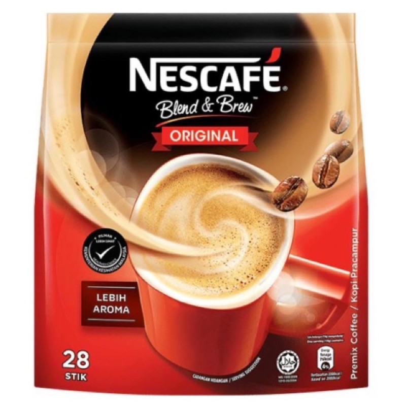 Nescafe 3 in 1 Coffee Original (25 stick x 18g) | Shopee Malaysia