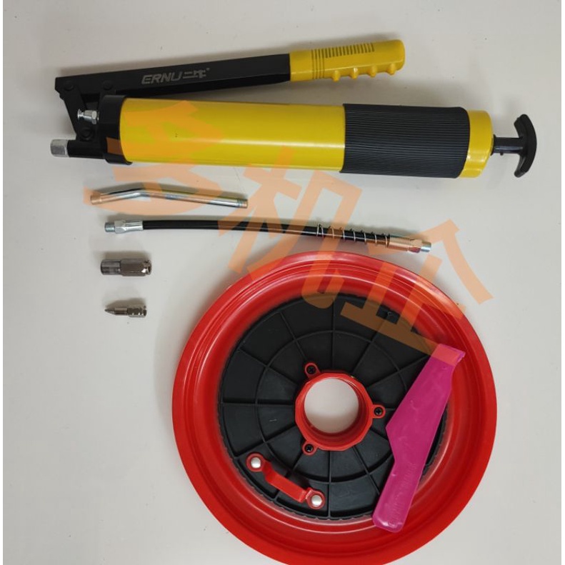 Heavy Duty Grease Gun set + Grease Suction Plate | Shopee Malaysia