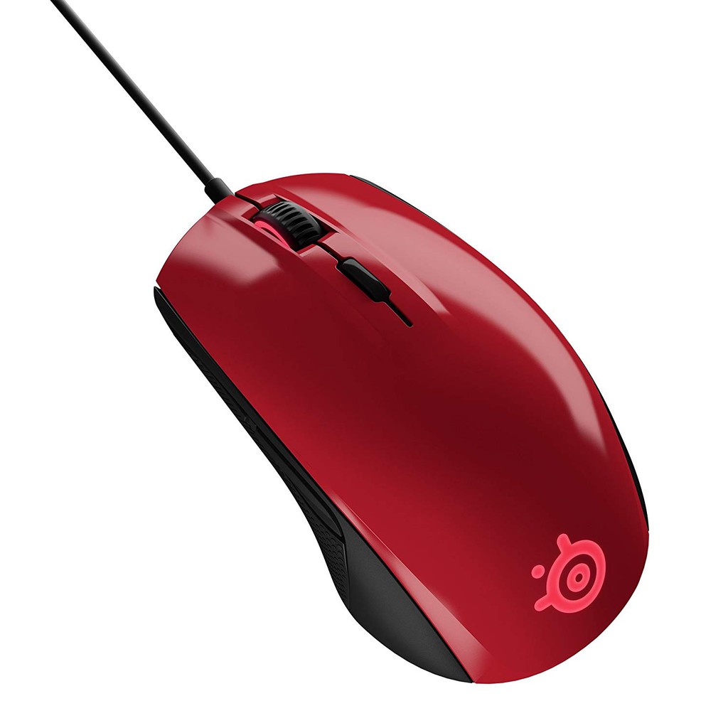 SteelSeries Rival 100, Optical Gaming Mouse - Forged Red: Computers ...