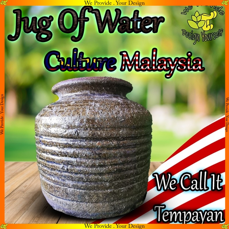 [D16] - Jug Of Water A Malaysia Culture Design Handmade DIY Unique Item ...