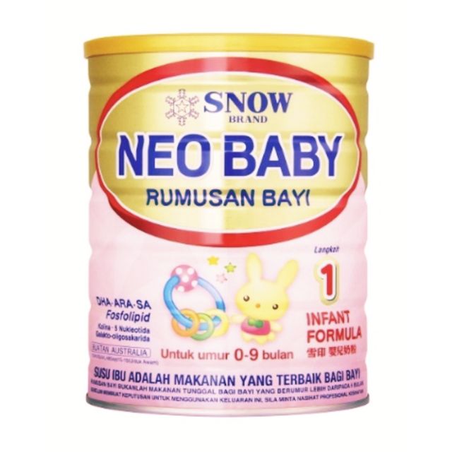2 cans of SNOW NEO BABY INFANT FORMULA 900g | Shopee Malaysia
