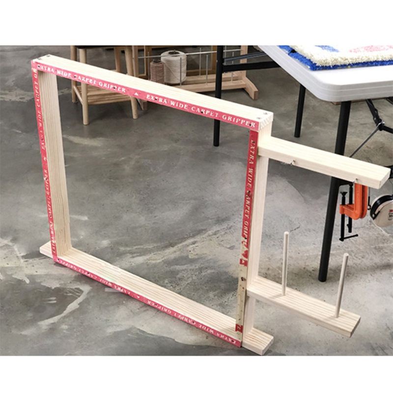 GST Wood Tufting Rug Making Frame Carpet DIY Tapestry Desk Tufting ...