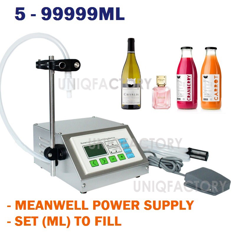 NEW Liquid Filling Machine Auto Digital Control Electric Bottle Filler ...