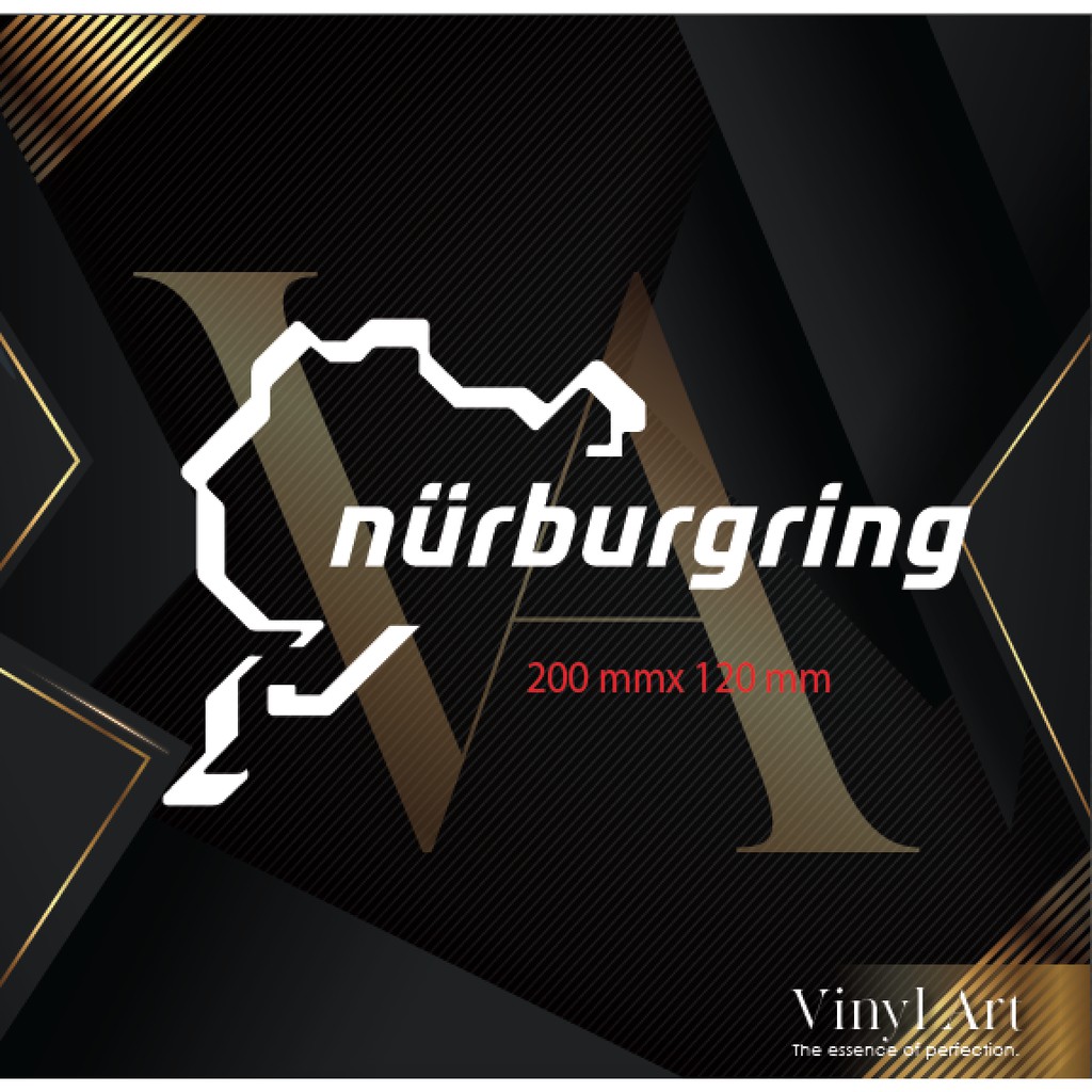 Vinyl_Art Nurburgring stickers, Car Stickers, Car decal, Perodua ...