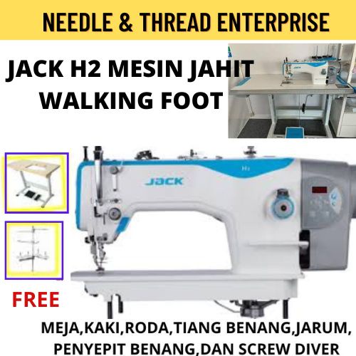 JACK H2 MESIN JAHIT WALKING FOOT kulit, Canvas, Sofa (head only ...
