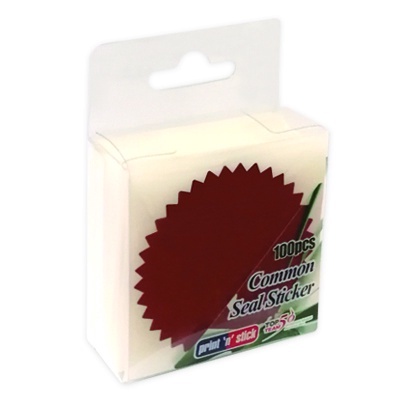 Common Seal Sticker Certificate Sticker 100pcs/Common seal sijil/Stiker ...