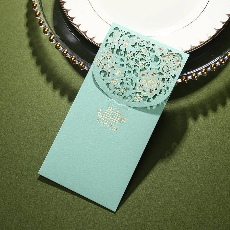 10pcs Angpao Packet Wedding Red Packet Cute Angpao Money Envelope Long ...