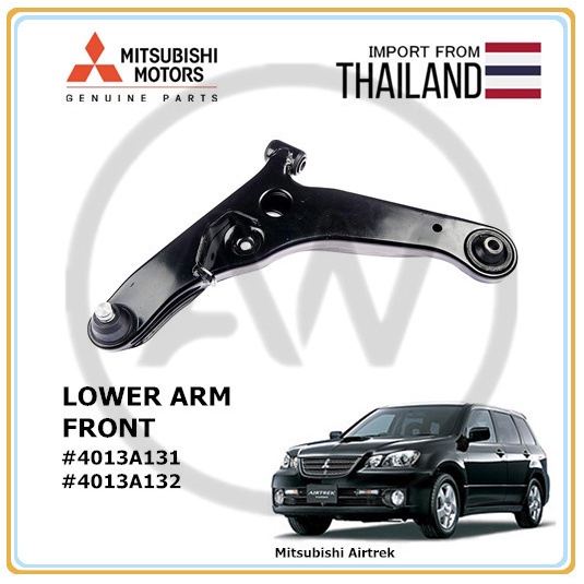 Original Mitsubishi Airtrek CU2W CU4W 2001-2008 Front Lower Suspension ...
