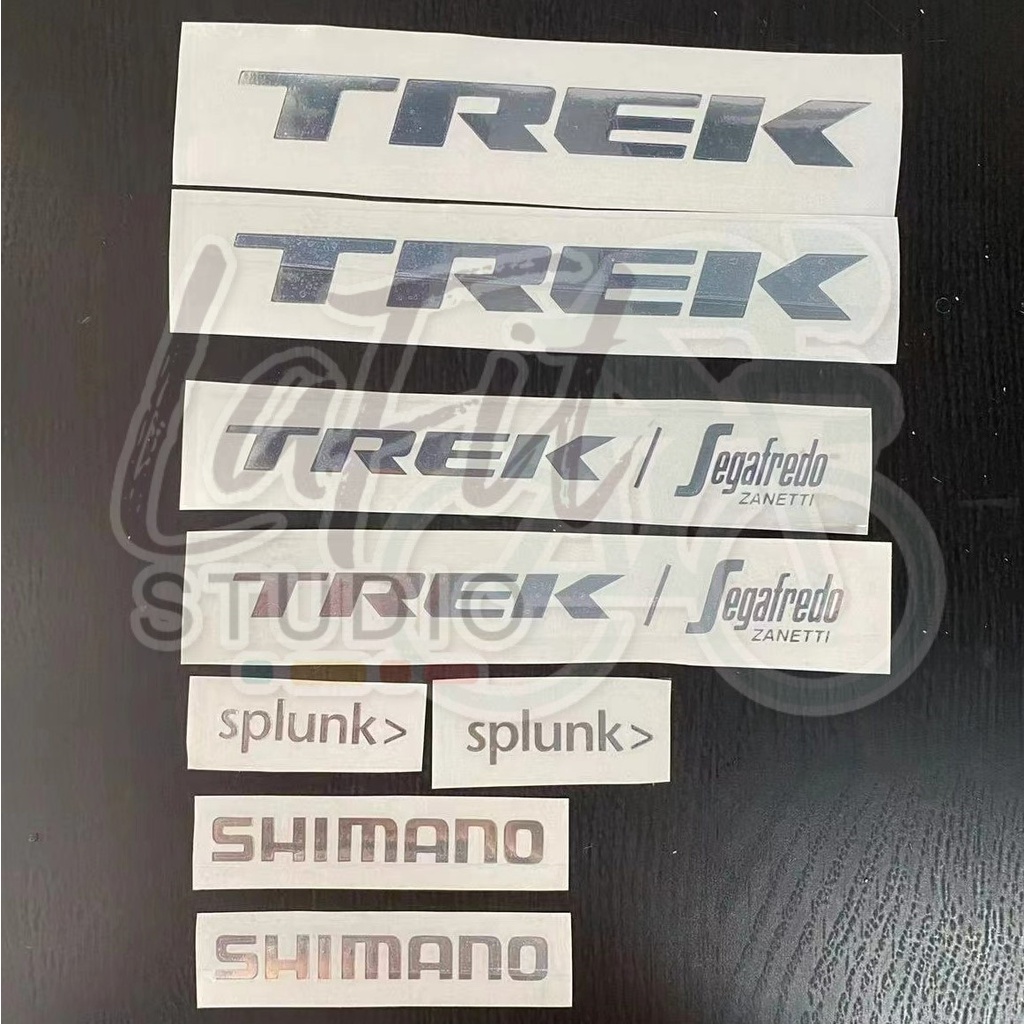 Trek/Segafredo Zanetti/ Splunk>/Shimano Custom Decal/ Sticker (x3pcs ...