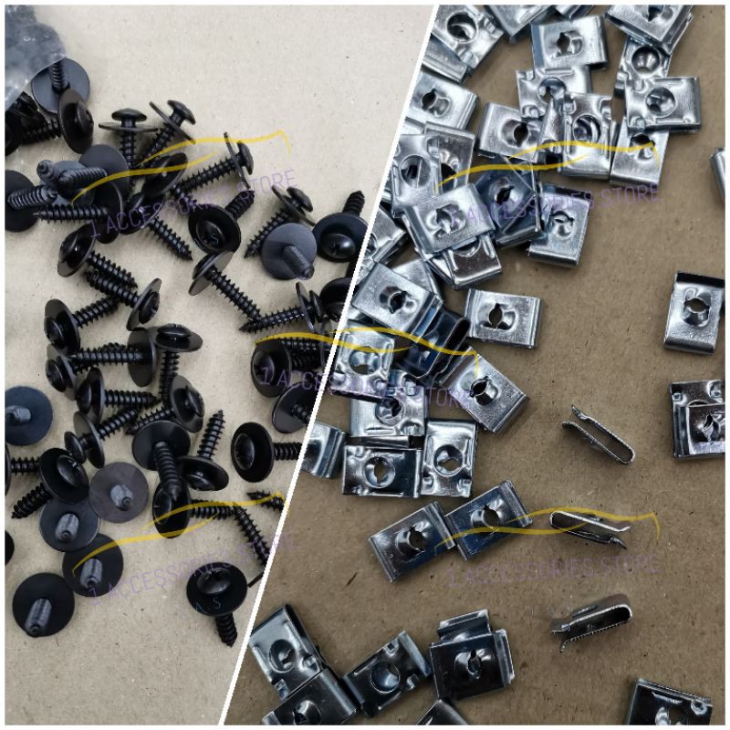 M3.5 Universal Mudflap Screw Washer ORIGINAL / Clips | Shopee Malaysia
