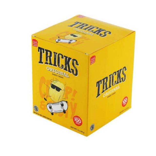 Tricks Baked Crisps Original Flavor Snack [1Box /10 pcs] | Shopee Malaysia