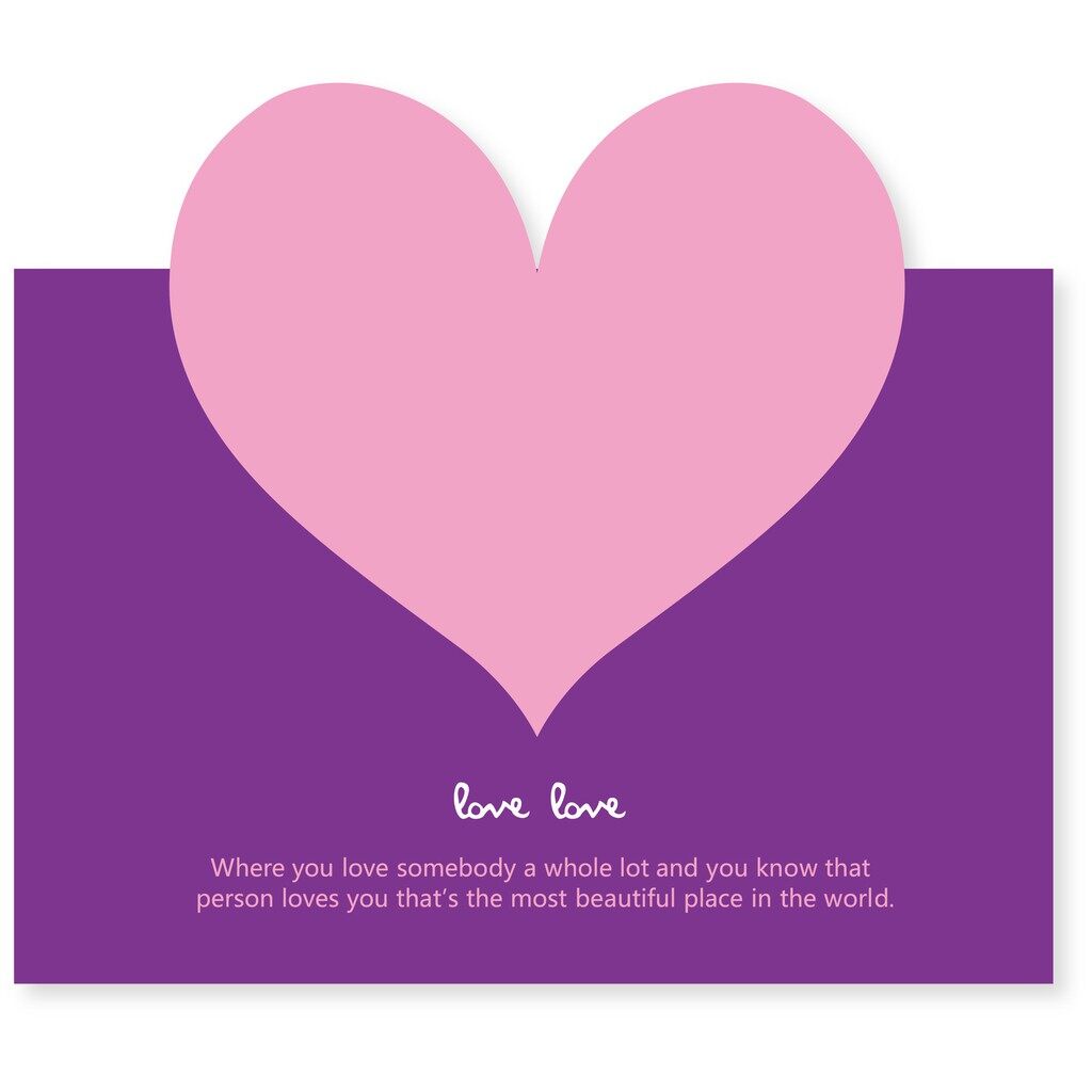 Kad Ucapan Love Birthday Kad Birthday Gift Card Valentine Card Kad ...
