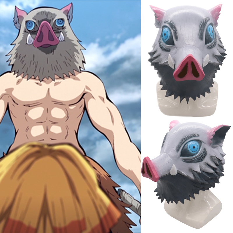 Demon Slayer Kimetsu No Yaiba Cosplay Hashibira Inosuke Mask Wild Mask ...