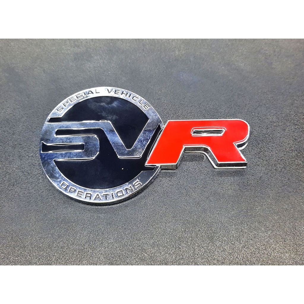 3D Metal SVR Car Side Fender Rear Trunk Emblem Badge Sticker Decals for ...