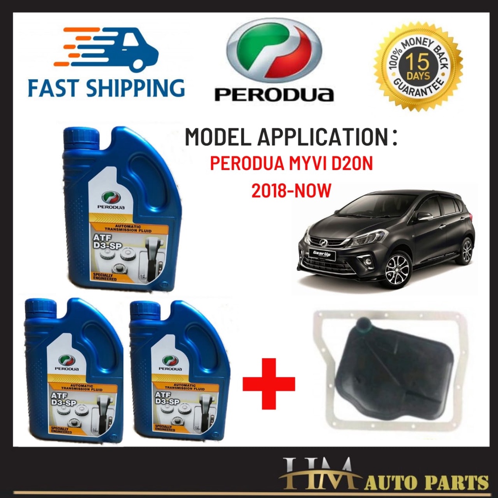SET Myvi NEW Gen3 D20N 2019- Now 4 Botol Perodua Automatic Transmission ...