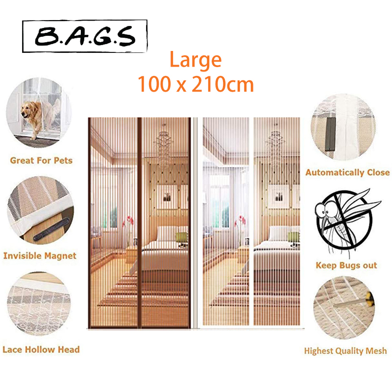 TheBags Magnetic Mosquito Net Door Anti-Mosquito Magnetic Curtain Mesh ...
