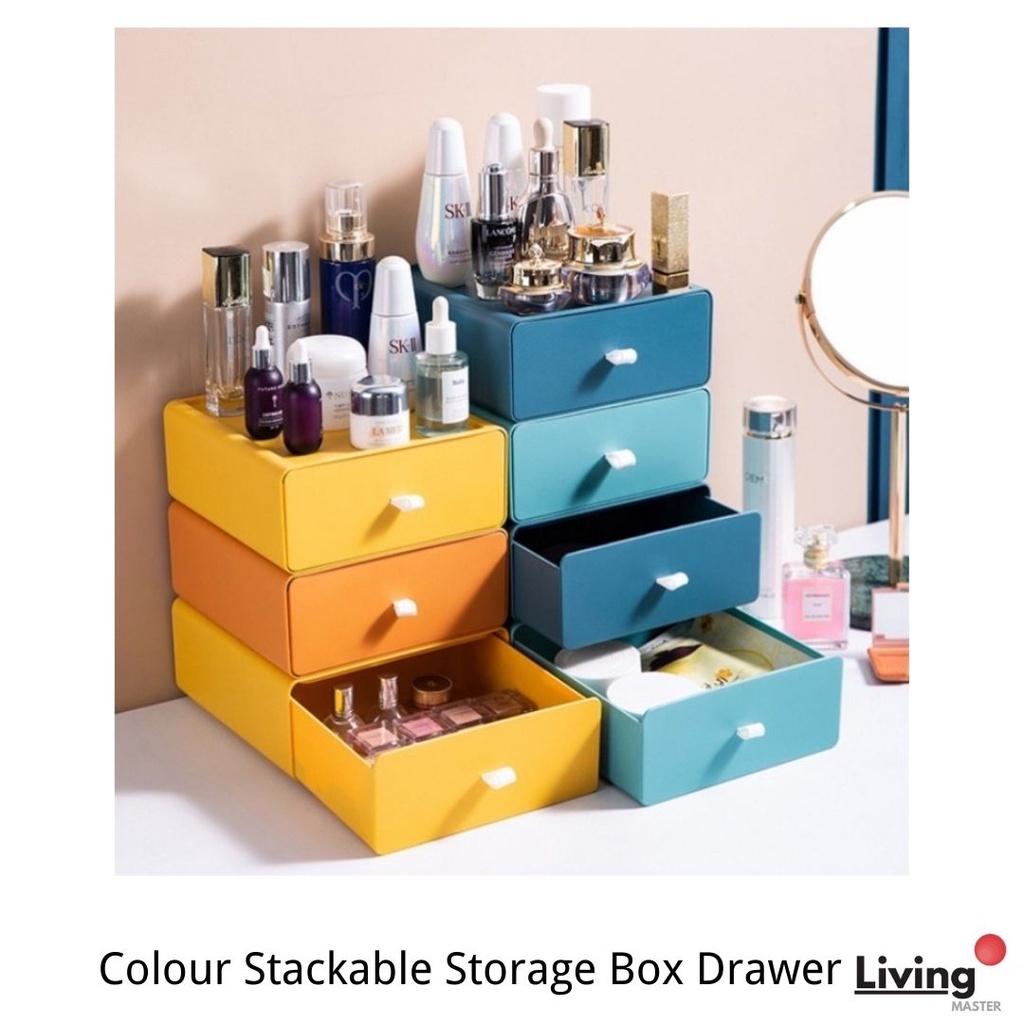 Stackable Storage Jewelry Box Drawer Big Capacity Decorative Practical ...