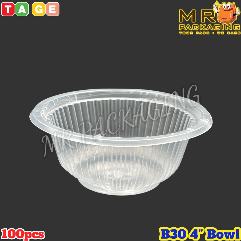 4" Small Bowl [ 50/100pcs± ] TAGE EC BENXON WFD30 8oz PP Plastic Bowl ...