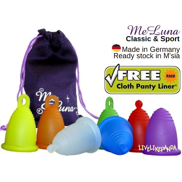 MeLuna Menstrual Cup Classic series - Germany Made / Cawan Haid Meluna ...