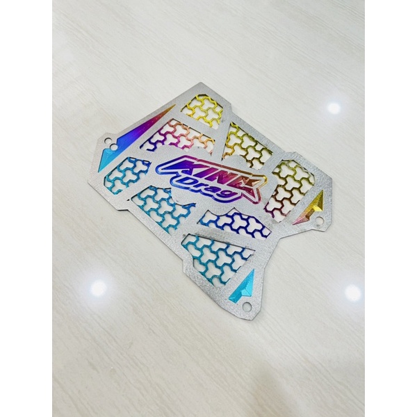 Honda Vario150 King Drag Coolant Cover 100% titanium vario radiator ...