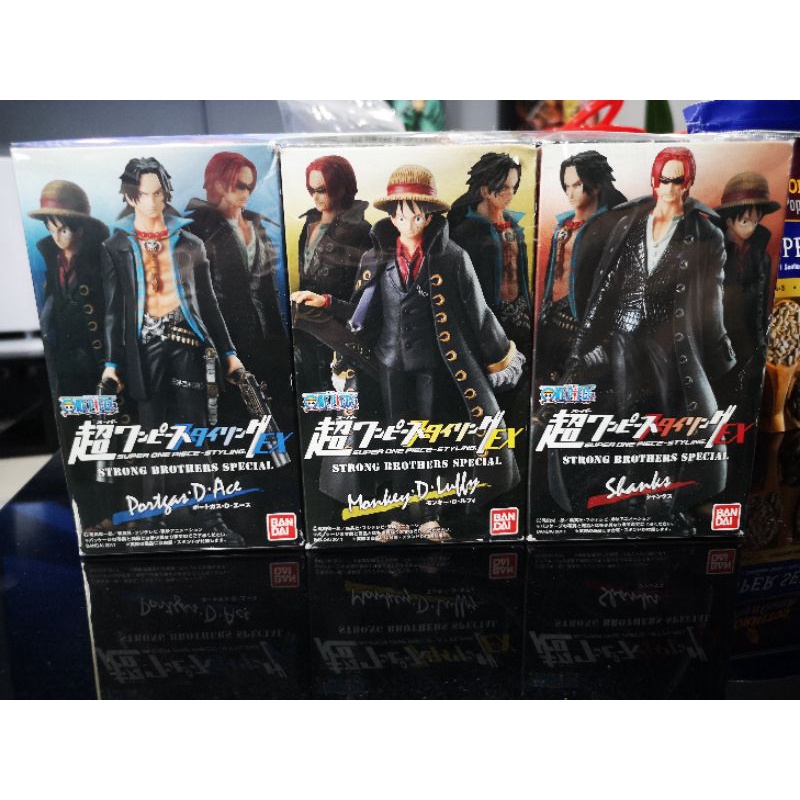 Original Bandai Japan One Piece Strong Brothers Special Luffy Ace ...