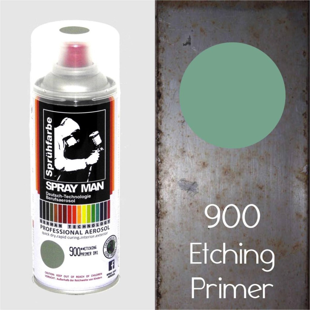 Spray Man Aerosol Spray Paint #900 Etching Primer 400ml anti rust ...