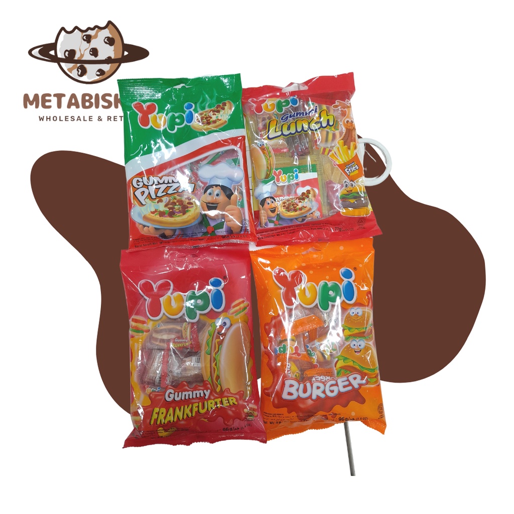 YUPI LUNCH SERIES GUMMY 96G (4 DIFFERENT FLAVOURS) | Shopee Malaysia