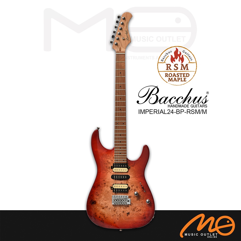 BACCHUS IMPERIAL24-BP-RSM/M ELECTRIC GUITAR (RED BURST) | Shopee Malaysia