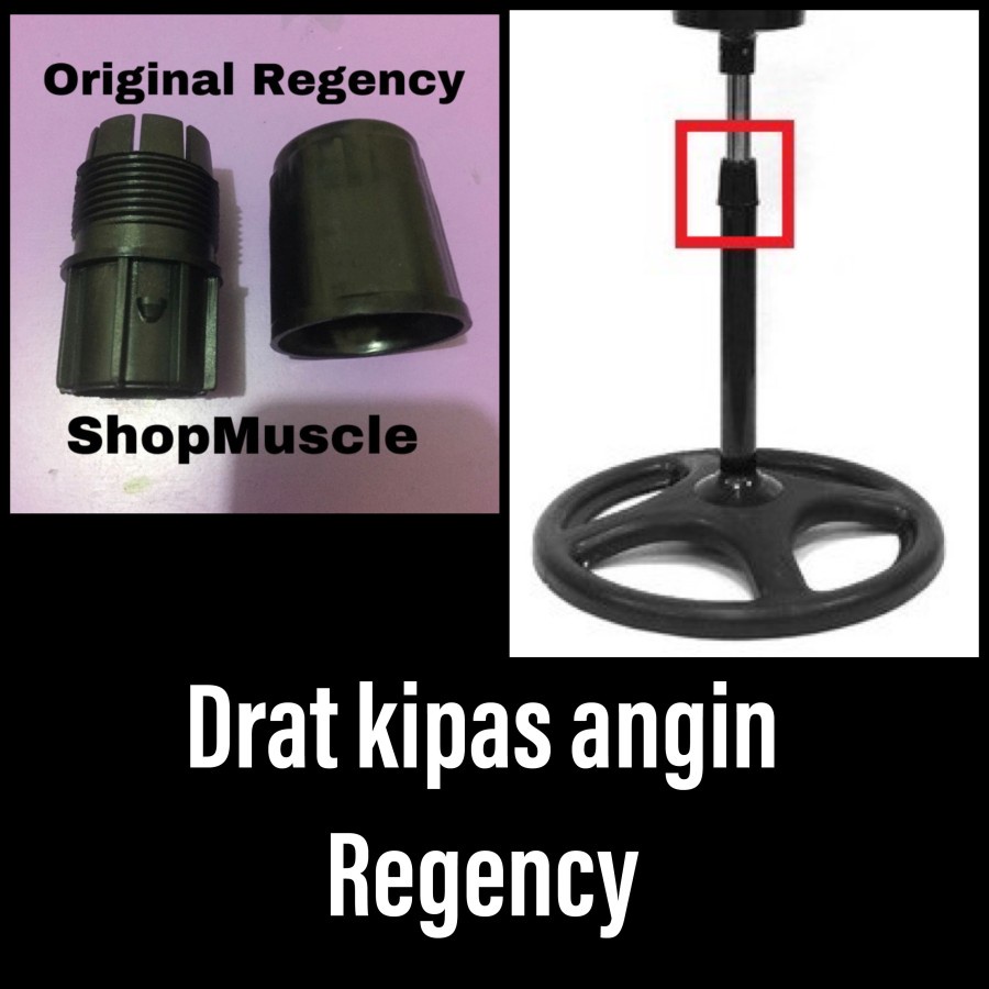 (Original) Regency tornado Locking Thread Fan stand spare part | Shopee ...