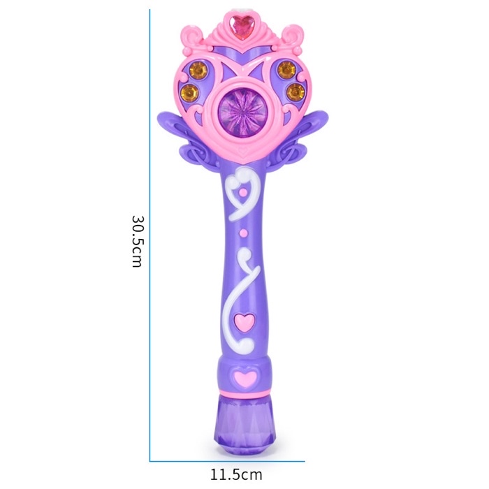 Bubble machine toys automatic magic bubble stick music flashing stick ...