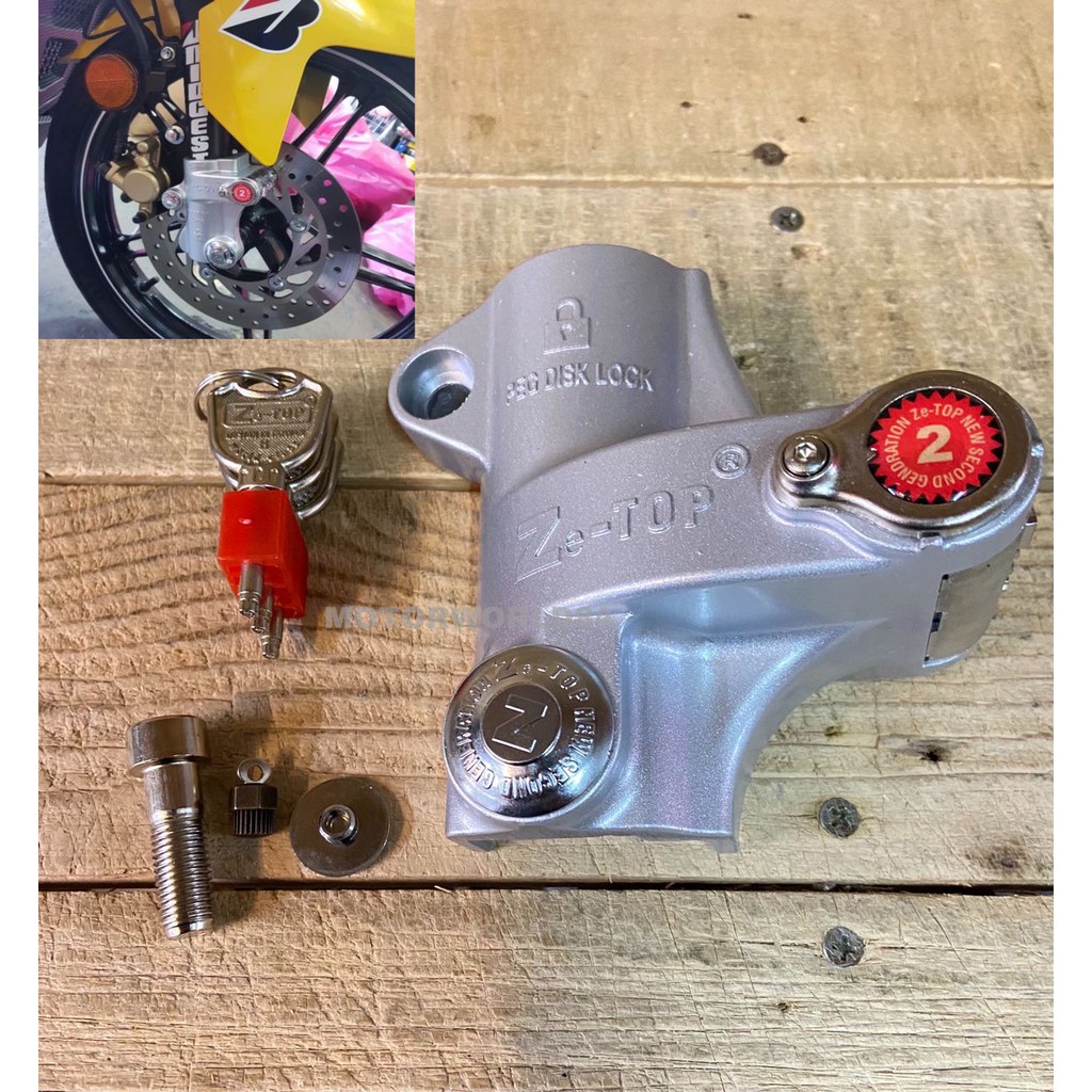 FOCK LOCK / LOCK DISC DISK MOTOR Z-CON FORK DISC LOCK Y15 / NVX / RS150 ...