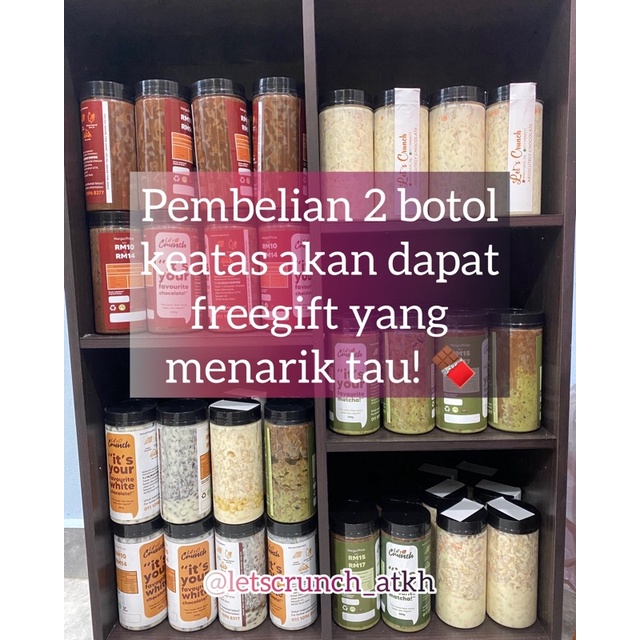 Chocojar LET'S CRUNCH🔥🔥 (Choc, White Choc, White Choc w Butterscotch ...