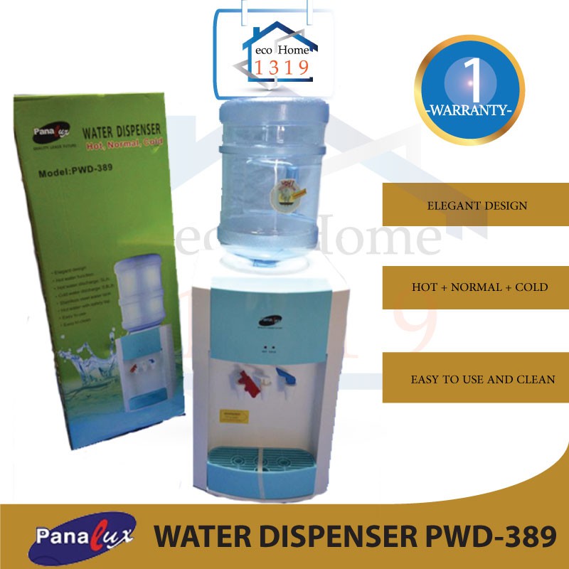 Panalux Water Dispenser 3 in 1 Hot ,Cold ,Warm PWD-389 | Shopee Malaysia