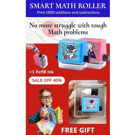 Smart math roller print 1800 additions and subtractions The roller ...
