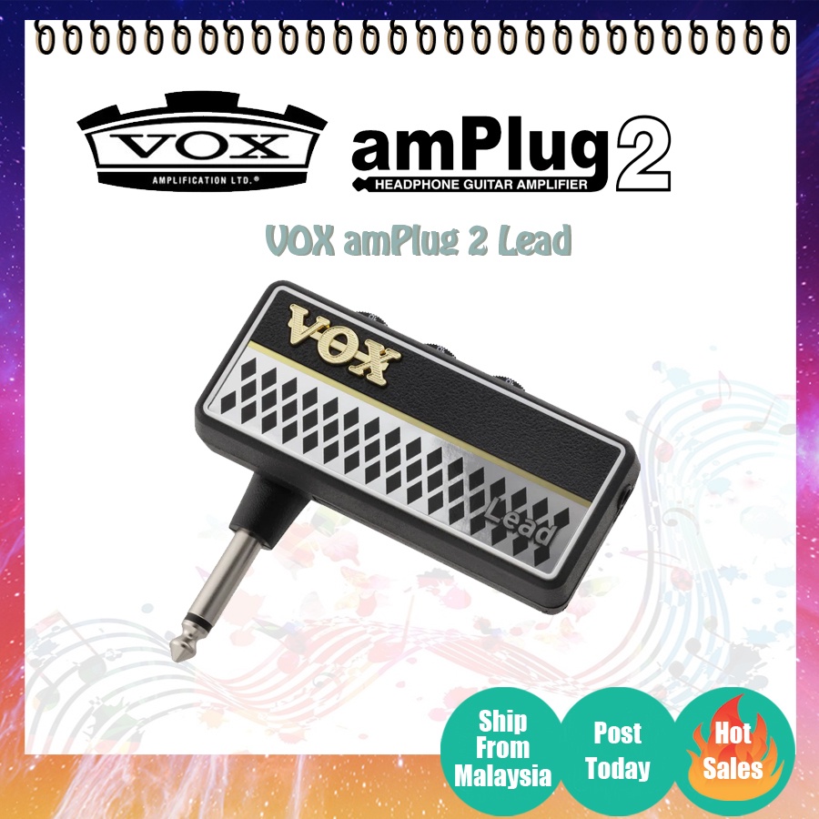 VOX amPlug2 Metal Headphone Amplifier (AP2-MT / AP2MT / AP2 / amplug ...