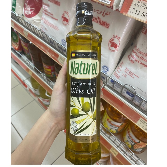 Naturel / Extra Virgin Olive Oil / 250ml / 500ml / 100 % OLIVE OIL / Organic | Shopee Malaysia