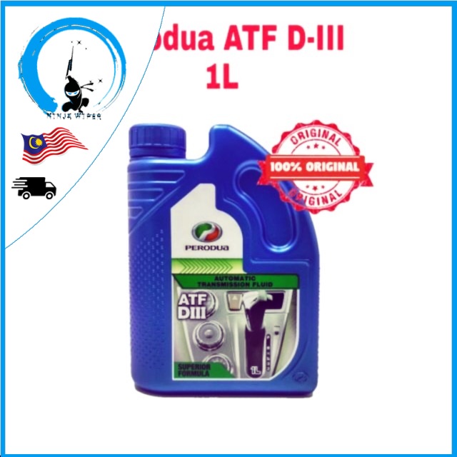 Perodua ATF D-III Gear Oil 1L Viva Kenari Kelisa Myvi 1.3 D3 Auto ...
