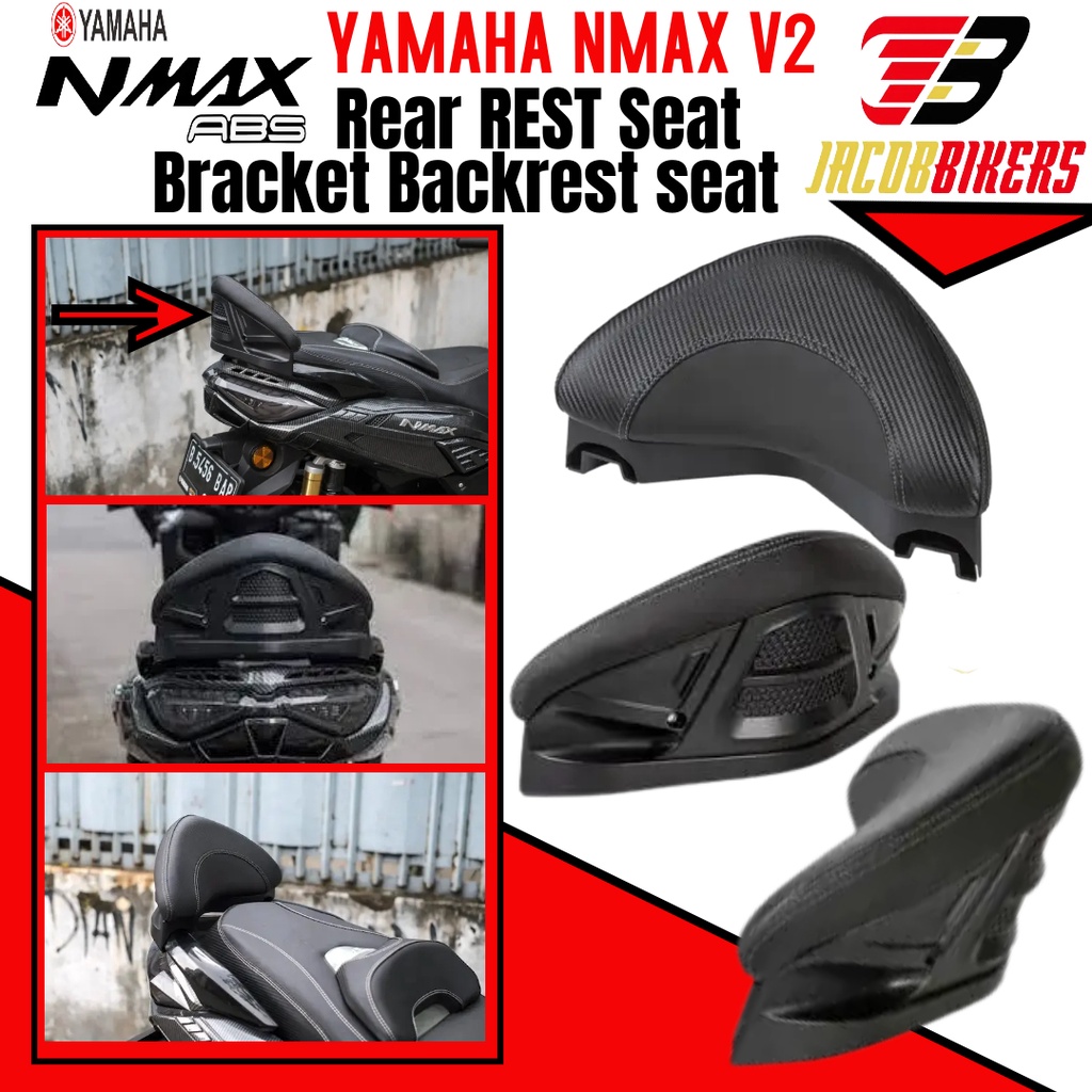YAMAHA NMAX 2020 V2 REAR BACK SEAT WITH BRACKET BACKREST | Shopee Malaysia