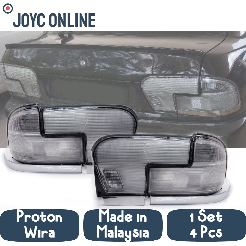 Proton wira tail lamp albino full clear white (1995) Sedan aeroback ...