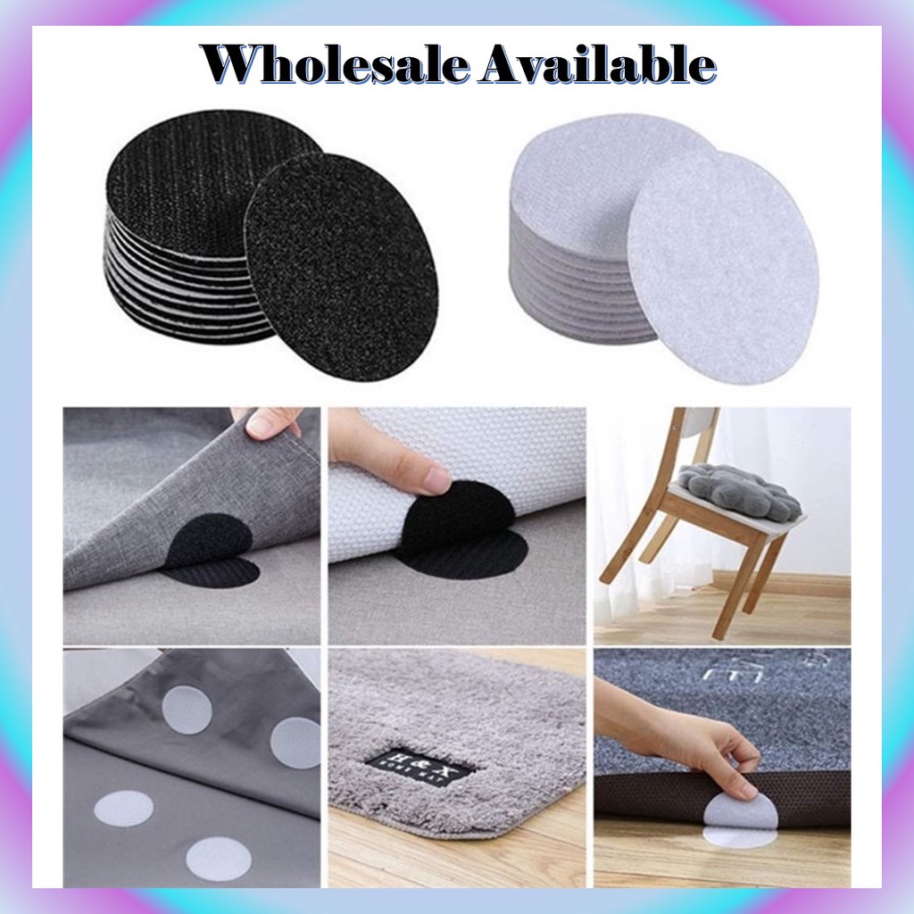 CEO Anti Slip Sofa Frame Cover Pad Self Adhesive Velcro Dot Sheet Non ...