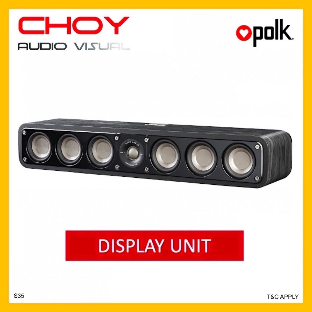 Polk Audio Signature S35 Center Speaker (Display Unit) | Shopee Malaysia