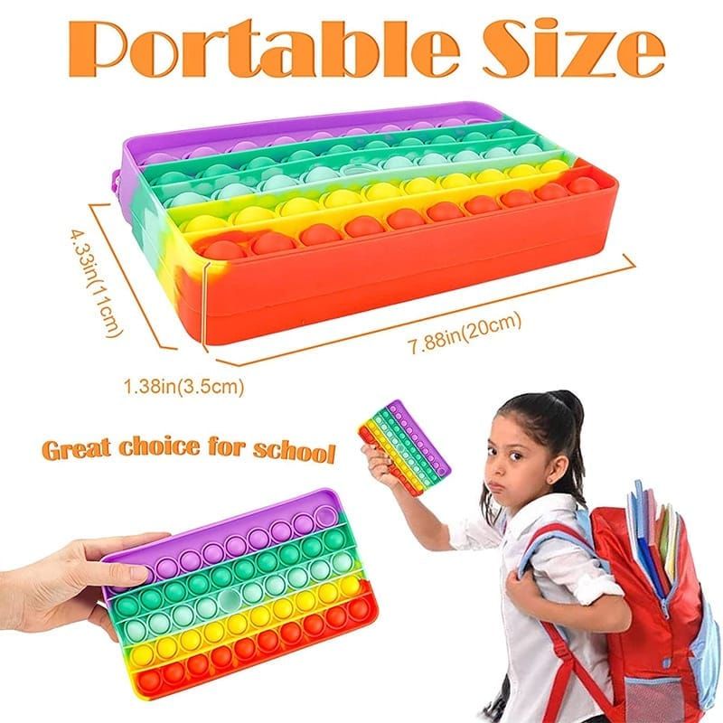 Pop It Pencil Box/Pop It Pencil Case/Pop it Pencil Clap | Shopee Malaysia