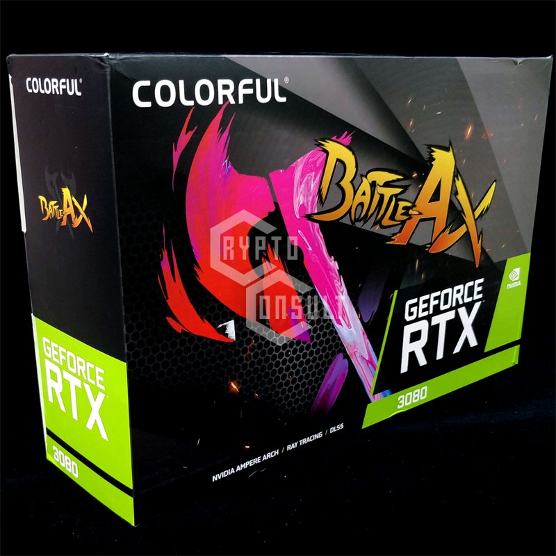 COLORFUL BATTLE AX RTX 3080 10GB GDDR6X GRAPHICS CARDS(LHR) | Shopee ...