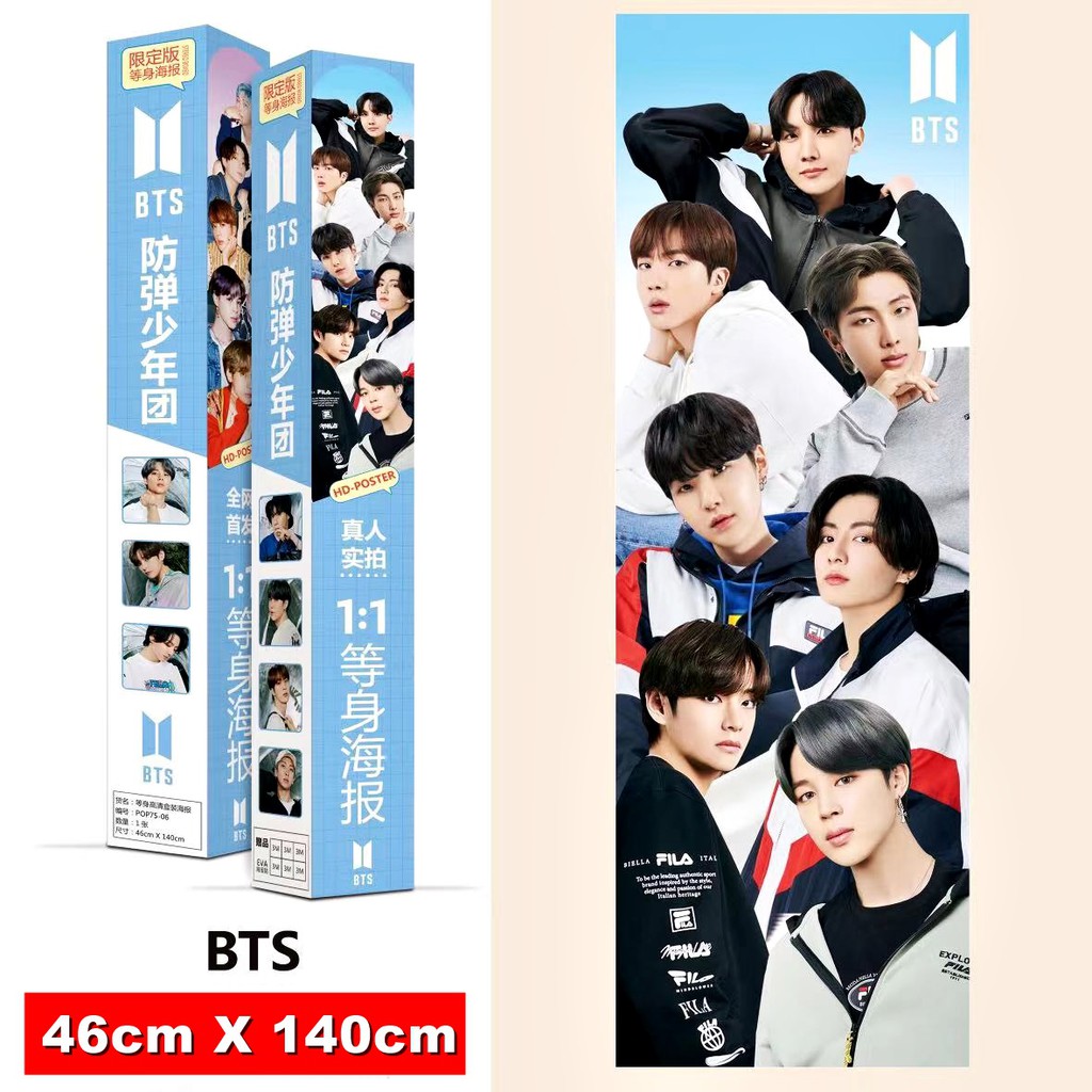 BTS Poster 1:1 BLACKPINK Wallpaper Jisoo Jennie Rosé Lisa RM Jin Suga J ...